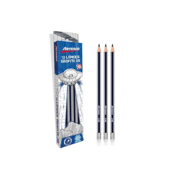 LAPIZ 4B GRAFITO PROFESIONAL SIN BORRADOR CAJAX12 UNID - ARTESCO ...