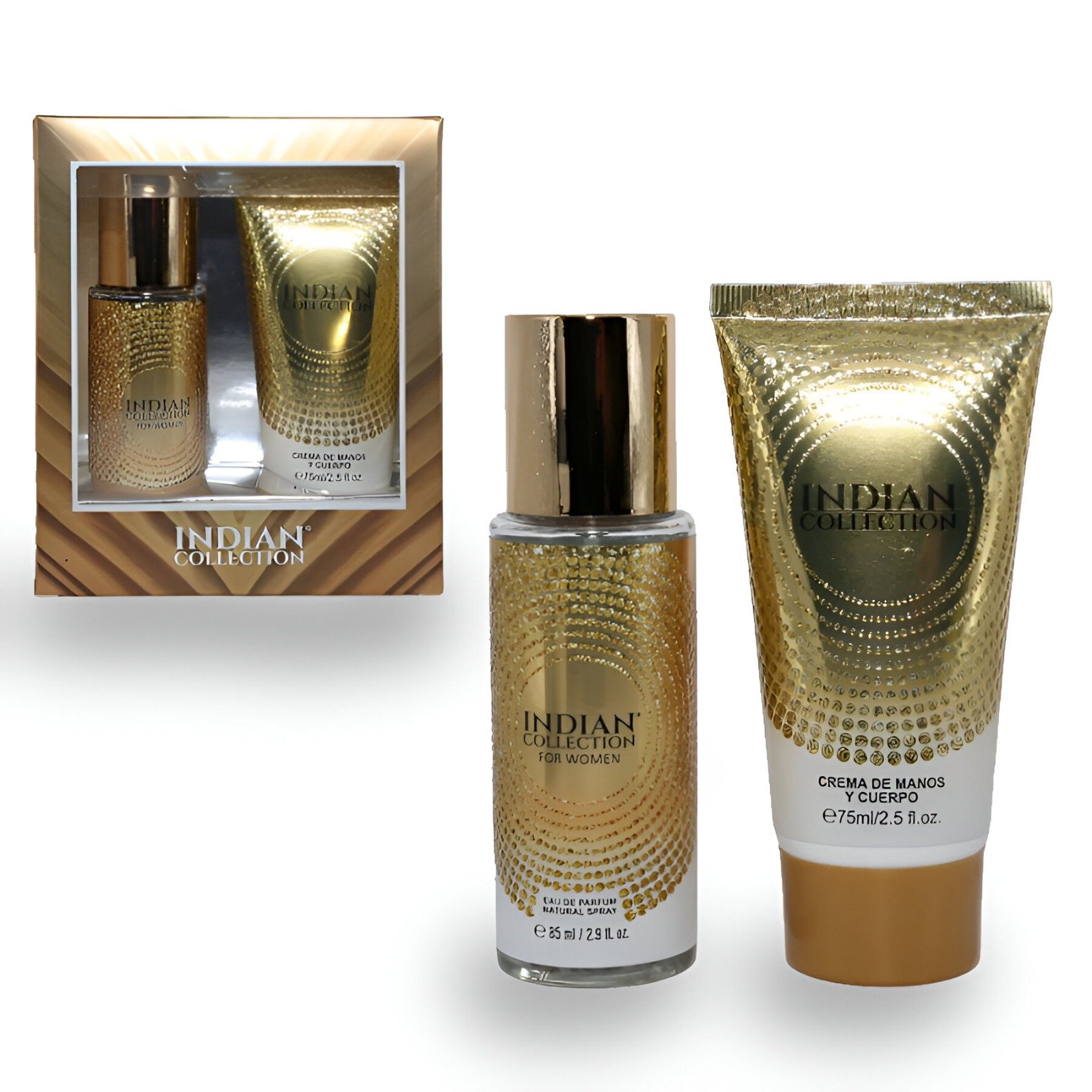 SET PARA MUJER PERFUME CREMA MANOS Y CUERPO 77HS - BZ - NAVARRETE